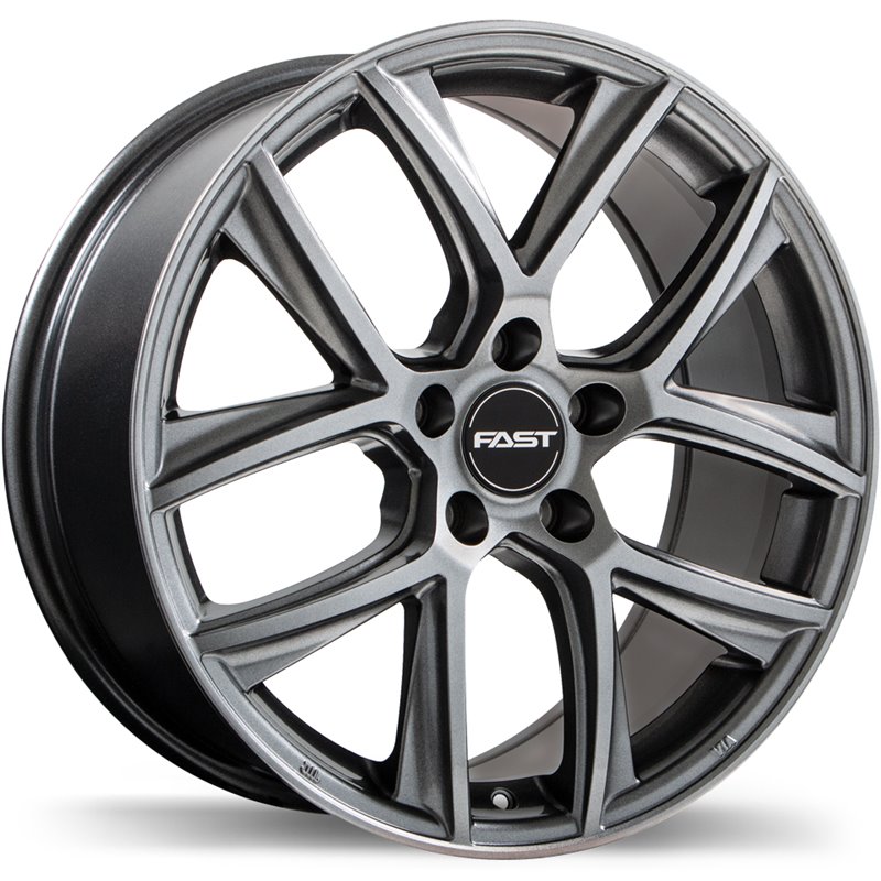 Fast Wheels Tactic 16x6.5 ET40 - Titanium Add compatible lug nuts No ...