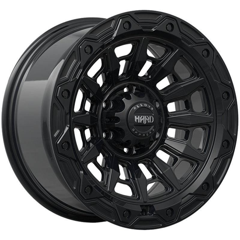 Ruffino HARD LGM-30 17x9.0 ET-15 - Satin Black Add compatible lug nuts ...