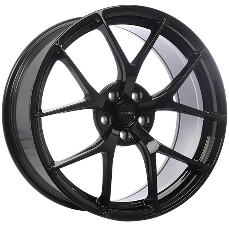 Ruffino CHRONOS 20x9.0 ET40 - Gloss Black Add compatible lug nuts No ...