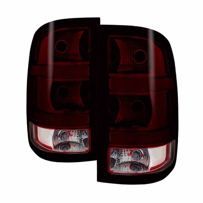 xTune Tail Lights - OEM Style - Red Smoked | Truck Expert