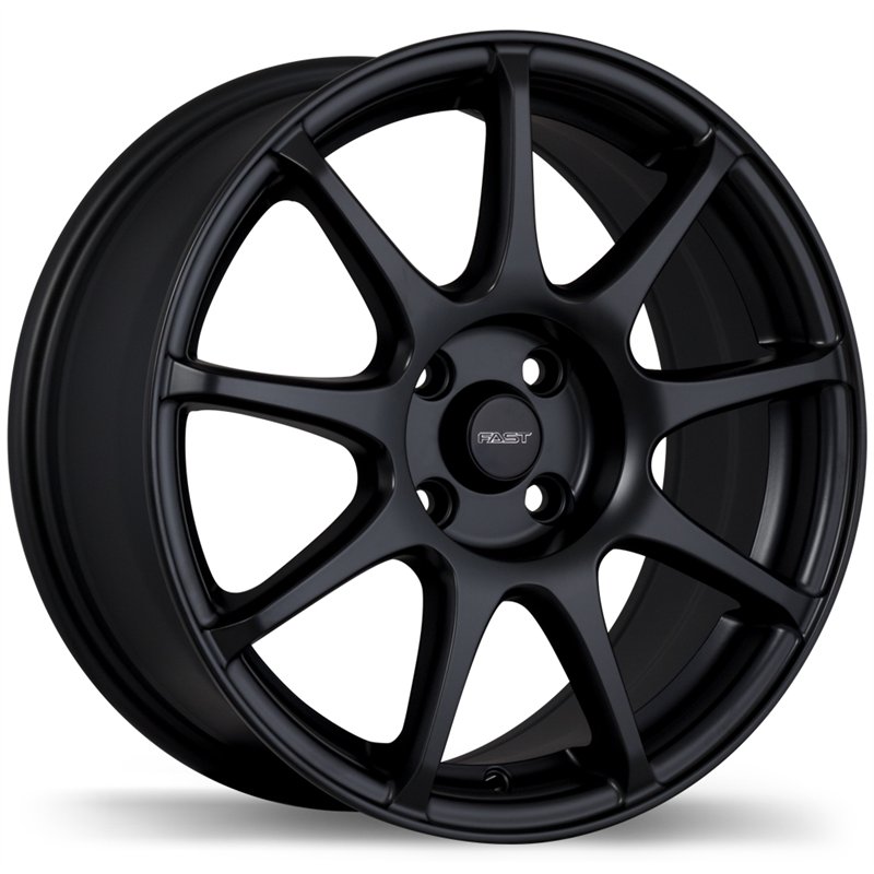 Fast Wheels Orbit 15x6.5 ET35 - Matte Black Add compatible lug nuts No ...